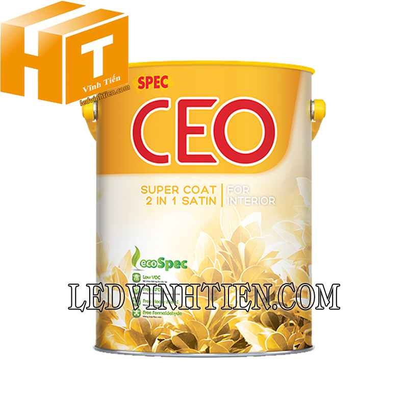 Sơn Spec Ceo Super Coat 2 in 1 Satin For Interior tại Ledvinhtien.com
