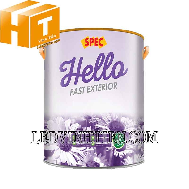 Bán sơn Spec Hello Fast Exterior loại tốt, giá rẻ tại Ledvinhtien.com